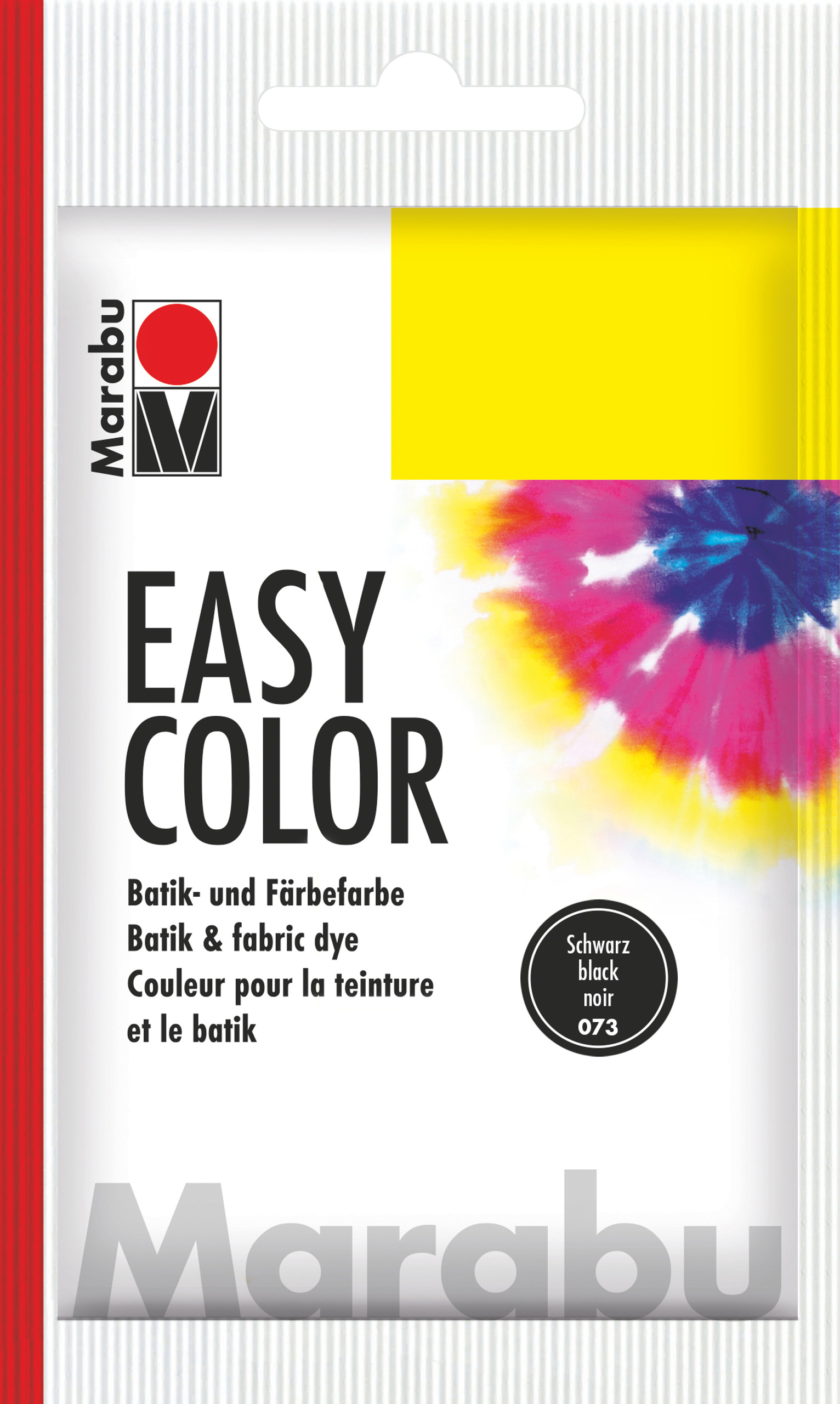 Colorant pour batik et teinture à la main Marabu Easy Color, noir ...