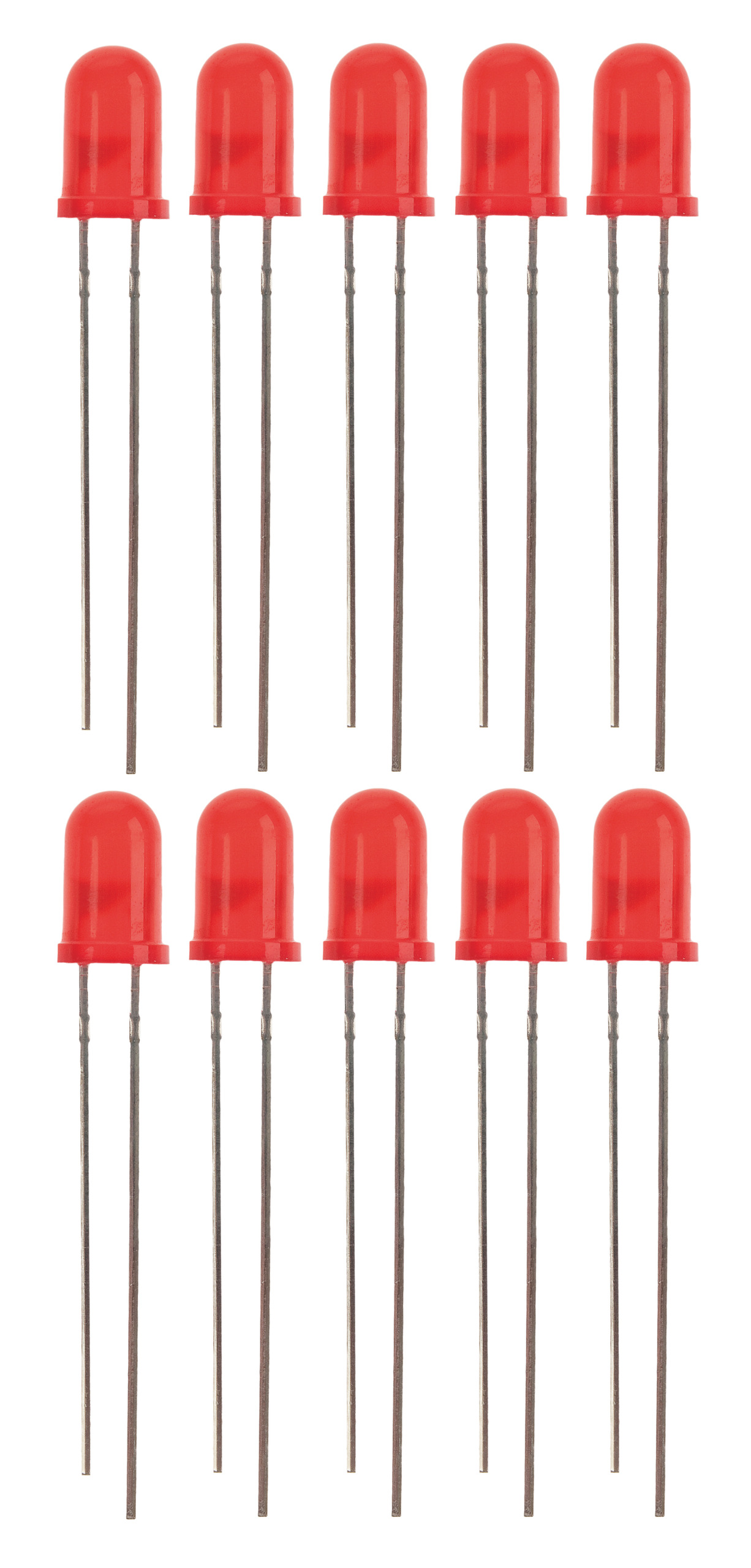 LED fixes 5 mm, Tension de fonc..., rouge | Rouge | 236010