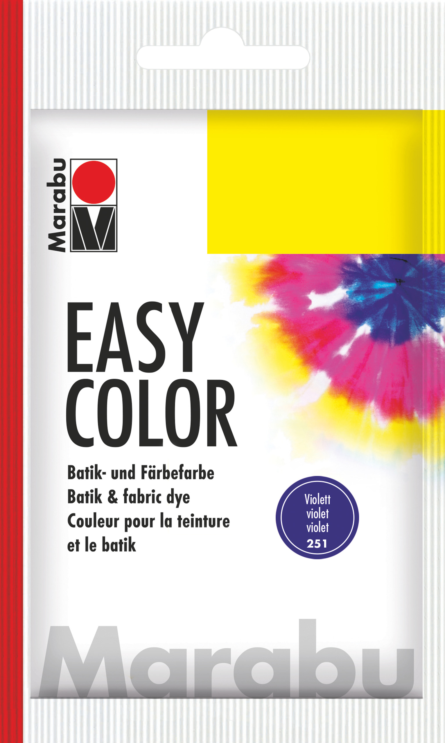 Colorant pour batik et teinture à la main Marabu Easy Color, violet ...