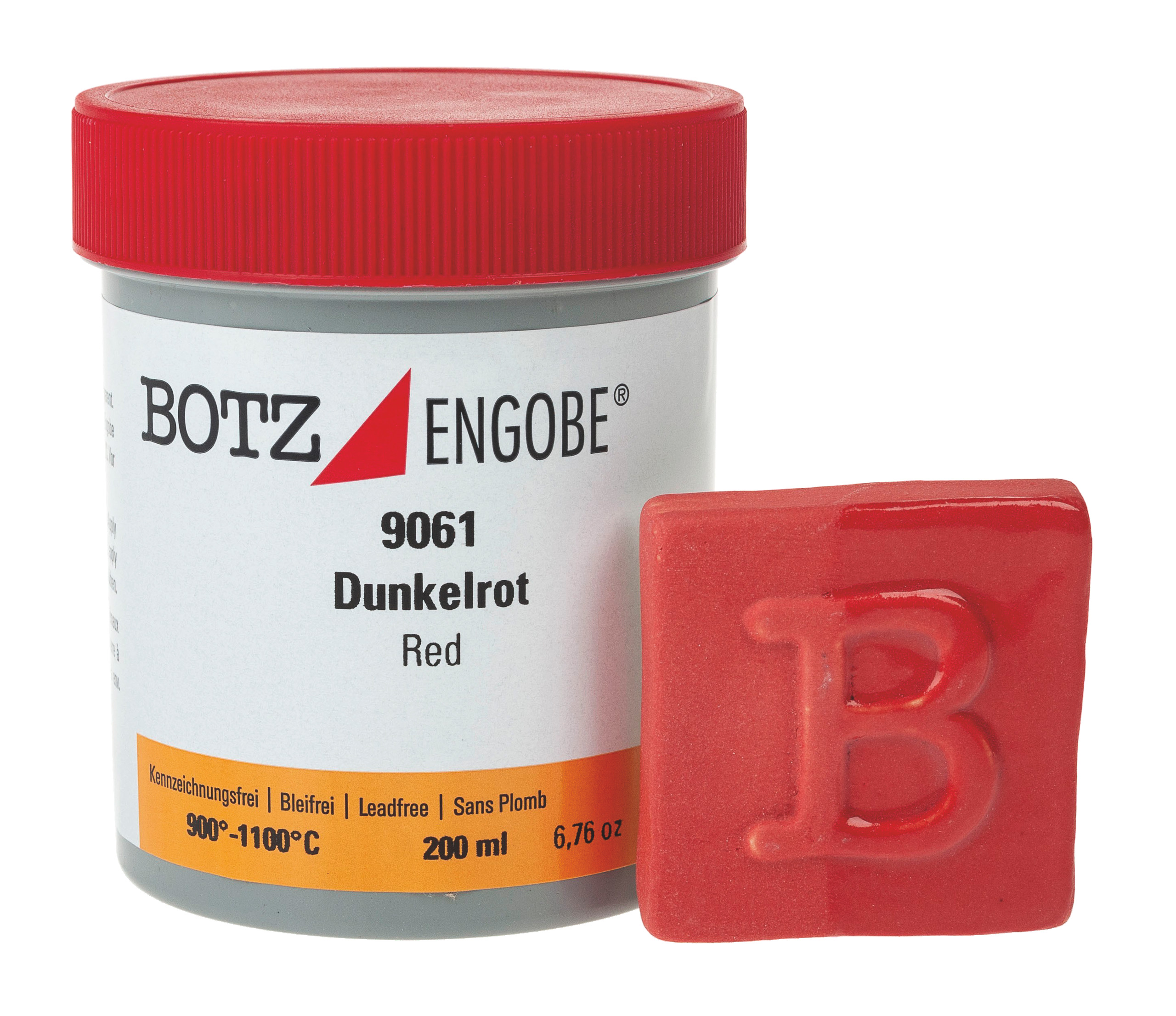Engobe líquido BOTZ (200 ml) rojo oscuro | arcilla dura como el cuero ...