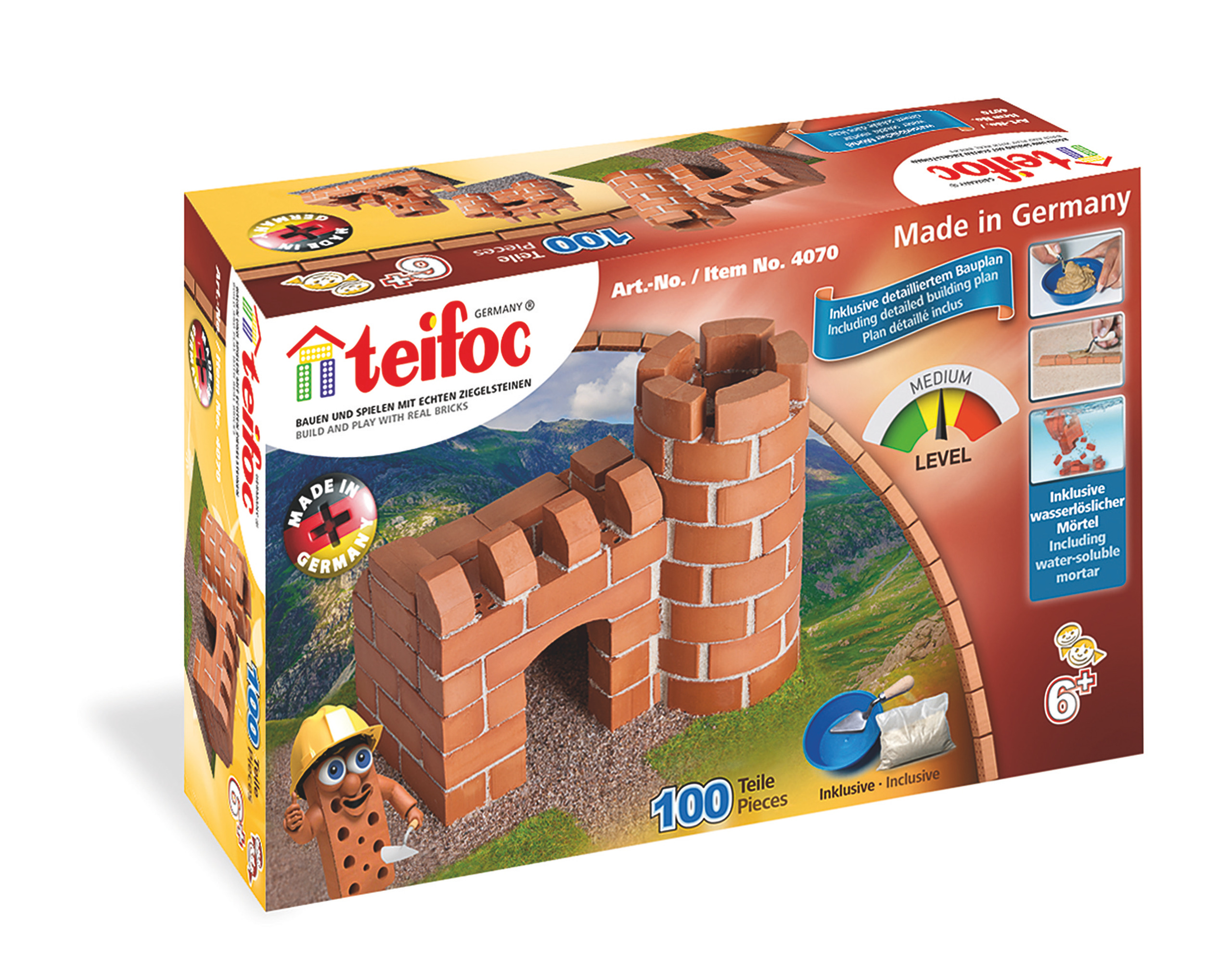 Teifoc stenen - bouwdoos pennenbak Burcht | 123528
